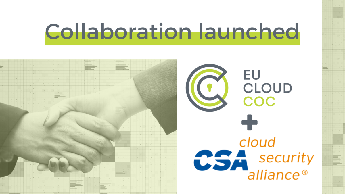 It’s live: You can now adhere to the EU Cloud CoC through the CSA!: EU Cloud CoC