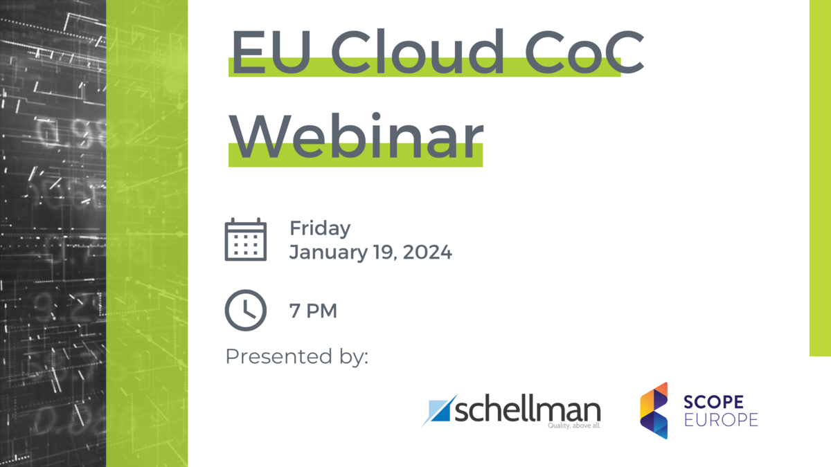 Webinar Alert: join us for an insightful session on the EU Cloud CoC!: EU Cloud CoC